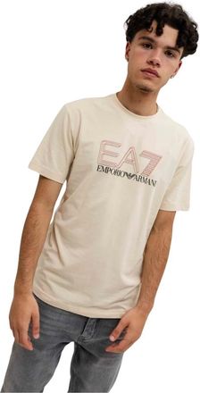 Emporio Armani Homme, Tops, Beige, Taille: 2XL 7M001308 T-Shirt