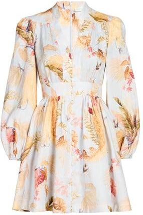 Zimmermann Robe courte Ascension en lin