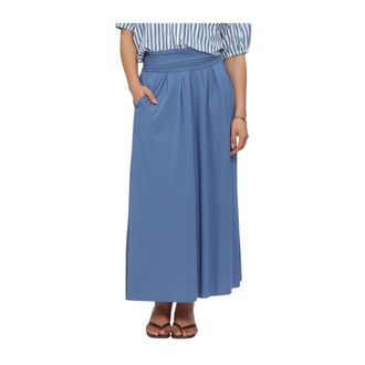 JapanTKY Bakana Maxi Rock - - Skirts - Damen - Blau - M