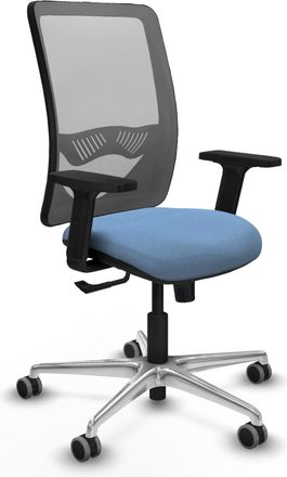 Piqueras y Crespo Zulema PC-Stuhl mit 2D-Armlehnen, h&ouml;henverstellbare Lendenwirbelst&uuml;tze, ausgestattet mit 3 Positionen und Schneidschaum, mit Rollen von 65 mm, Parkett