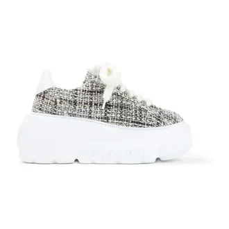 Casadei Femme, Chaussures, Beige, Taille: 38 EU Baskets Nexus Boucl&egrave;