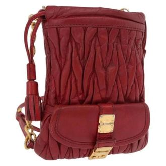 Miu Miu Pre-owned Shoulder Bag - - Pre-owned - Damen - Rot - ONE SIZE