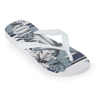 Havaianas Aloha, bequeme, langlebige und sommerliche Flip-Flops, Sohle mit Blattmuster, rutschfeste Sohle, Herren