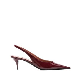 Amina Muaddi Anok Sling 55 - - Shoes - Damen - Braun - 38 EU