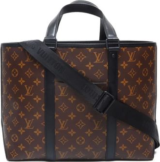 Louis Vuitton sac à main Macassar GM Monogram (2020-2025) - Marron
