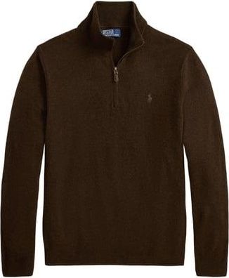Polo Ralph Lauren Pull col zipp&eacute; en laine