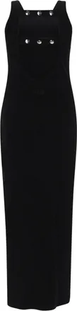 Msgm Viscose Dress - Black
