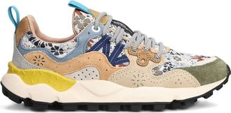 Flower Mountain Yamano 3 Sneakers mit Blumen-Print - Blau