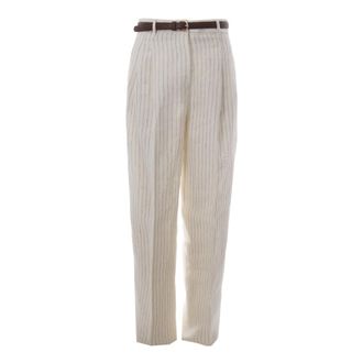 Max Mara Damen, Hosen, Beige, XSGr&ouml;&szlig;e