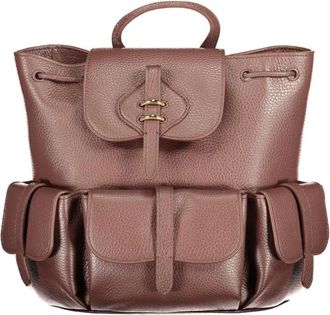 Coccinelle Chice Lederrucksack mit mehreren Taschen - - Bags - Damen - Braun - ONE SIZE