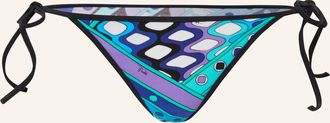Pucci Triangel-Bikini-Hose blau