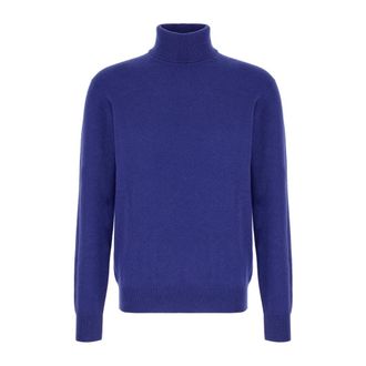 Saint Laurent Rollkragenpullover - - Knitwear - Herren - Blau - M