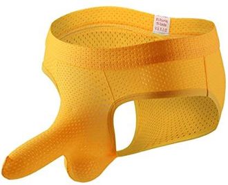 Generic String sexy pour le sexe masculin d&eacute;contract&eacute; maille trompe d&eacute;l&eacute;phant solide respirant sous-v&ecirc;tements solides slips solides strings &eacute;rotiques conforta