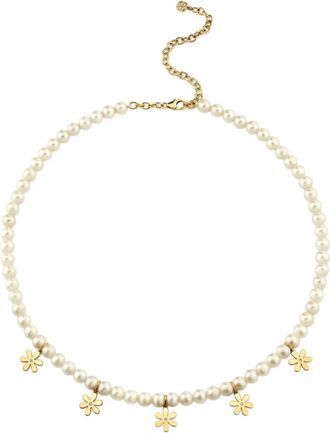 Sydney Evan collier Daisy en or 14ct pav&eacute; de diamant