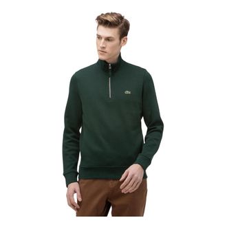Lacoste Half-Zip Pullover - - Sweatshirts & Hoodies - Herren - Gr&uuml;n - XS