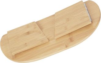 BESTONZON Bambus Meditationshocker Faltbar Rutschfester Kleiner Kniehocker Tragbarer Zen Hocker f&uuml;r Yoga und Achtsamkeit zu Hause