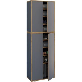 VCM XXL Holz Gro&szlig;er Schuhschrank Salia B60