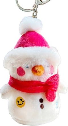 Generic Porte-cl&eacute;s sapin de No&euml;l en peluche, porte-cl&eacute;s de No&euml;l en peluche, porte-cl&eacute;s jouet en peluche de sapin de No&euml;l | Belle poup&eacute;e porte-cl&eacute;s remplie pou