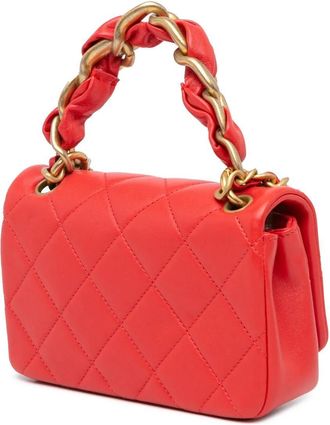 Chanel Hobo Bags - Small Quilted Lambskin Chain is More Flap - Gr. unisize - in Rot - f&uuml;r Damen