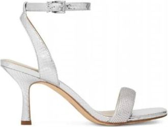 Michael Kors Femme, Chaussures, Gris, Taille: 38 EU Carrie Embellished Sandal