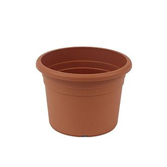 greemotion Pflanzk&uuml;bel Fiona, UV-Best&auml;ndiger Blumentopf aus Kunststoff, Pflanzgef&auml;&szlig; mit Bodenl&ouml;chern, Volumen ca. 5 l, ca. &Oslash; 25 x H 18 cm
