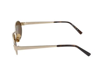 Saint Laurent Womens Sl Sunglasses Gold Metal