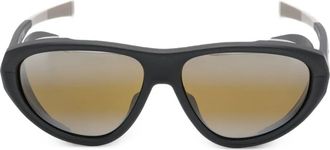 Vuarnet Sonnenbrille mit geometrischem Gestell - Schwarz