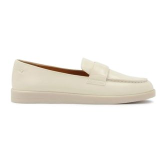 Kazar Femme, Chaussures, Beige, Taille: 41 EU Mocassins slip-on en cuir cr&egrave;me