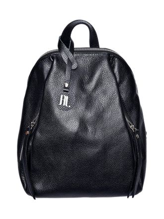 Anna Luchini Schwarz Rindsledertasche