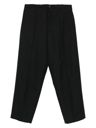 Nine In The Morning pantalon en laine à design plissé - Noir