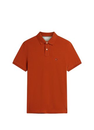 Tommy Hilfiger Polo droit en piqu&eacute; de coton