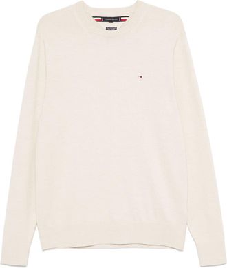 Tommy Hilfiger Pullover mit Rundhalsausschnitt - Nude
