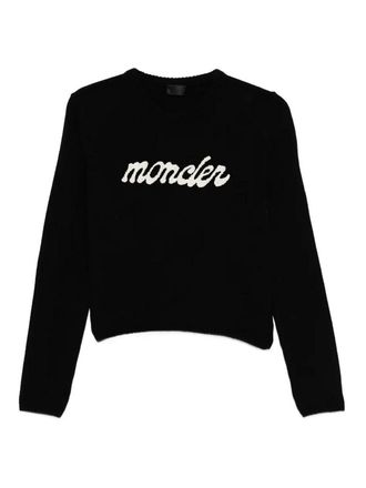 Moncler Pull Col Rond - Noir