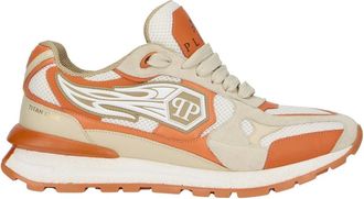 Philipp Plein Homme, Chaussures, Beige, Taille: 42 EU Predator Baskets