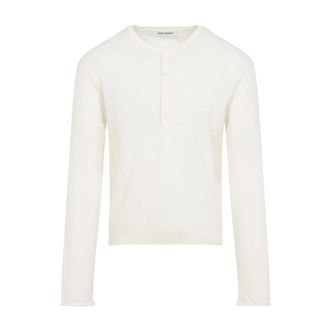 Our Legacy Homme, Tops, Blanc, Taille: XL Fine Henley