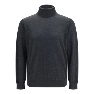 Giorgio Armani Kaschmir-Rollkragenpullover - - Knitwear - Herren - Grau - S