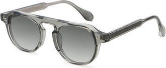 Generic Lunettes De Soleil Polaris&eacute;es Rondes Vintage For Homme, Id&eacute;ales For La Conduite, Les S&eacute;ances Photo, Le Shopping Et Les Vacances.(Gray)