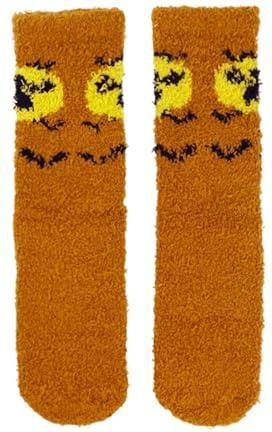 Generic Chaussettes Femme Chaussettes Chaudes Femme Chaussettes Thermiques Femme De Classique Halloween En Polaire Mi-Mollet Parfaites Pour Dormir Rester Au C