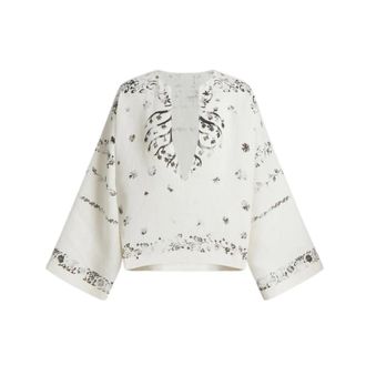 Alberta Ferretti Damen, Blusen & Hemden, Beige, LGr&ouml;&szlig;e