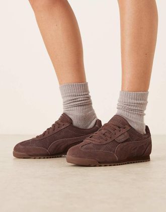 Puma Arizona Python - Sneaker in Schokobraun-Brown