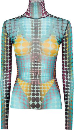 Jean Paul Gaultier Top - Bleu