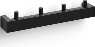 Zack LINEA towel hook rail Black