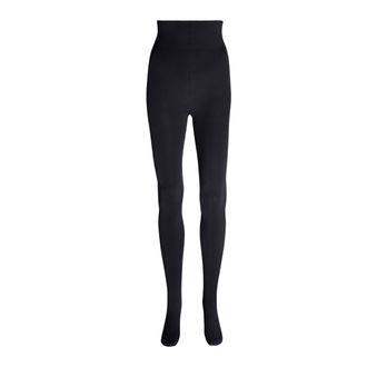 Item m6 Strumpfhose mit Kompression f&uuml;r Damen, Blickdicht, 100 DEN, Gr&ouml;&szlig;e S, Petite, Cosy Winter Tights Conscious, Schwarz