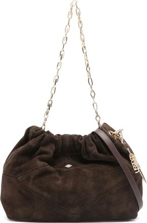 BA&SH Mini Shopper aus Wildleder - Braun