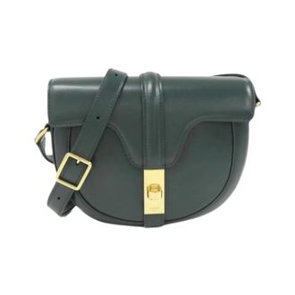 Celine Pre-owned 16 Small Bourse Schultertasche aus Kalbsleder - - Pre-owned - Damen - Gr&uuml;n - ONE SIZE