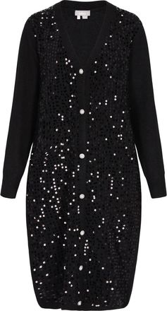 Usha Strickjacke Frauen Schwarz