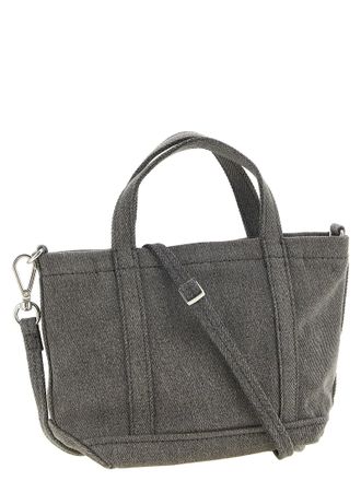 Maison Kitsun&eacute; Denim Bag - Gray