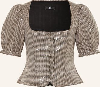 Riani Riani Dirndbluse Mit Pailletten schwarz