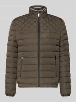 Christian Berg Slim Fit Steppjacke mit gef&uuml;ttertem Kragen