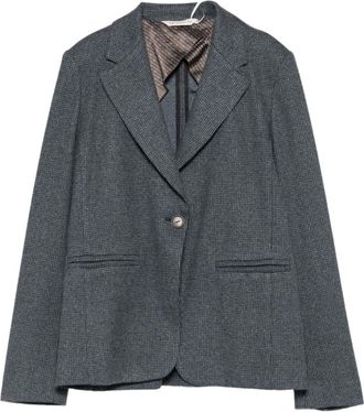 Max Mara Femme, Vestes, Gris, Taille: 40 FR Blazer Pedale